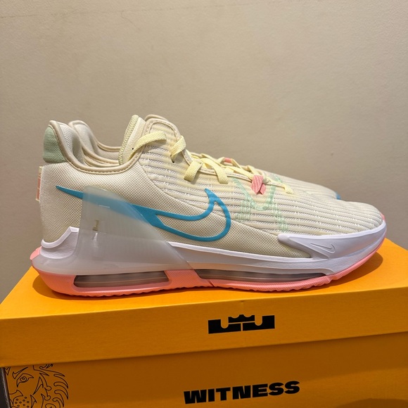 Nike | Shoes | Nib Nike Lebron Witness Vi 6 Easter Yellow Pink Blue ...